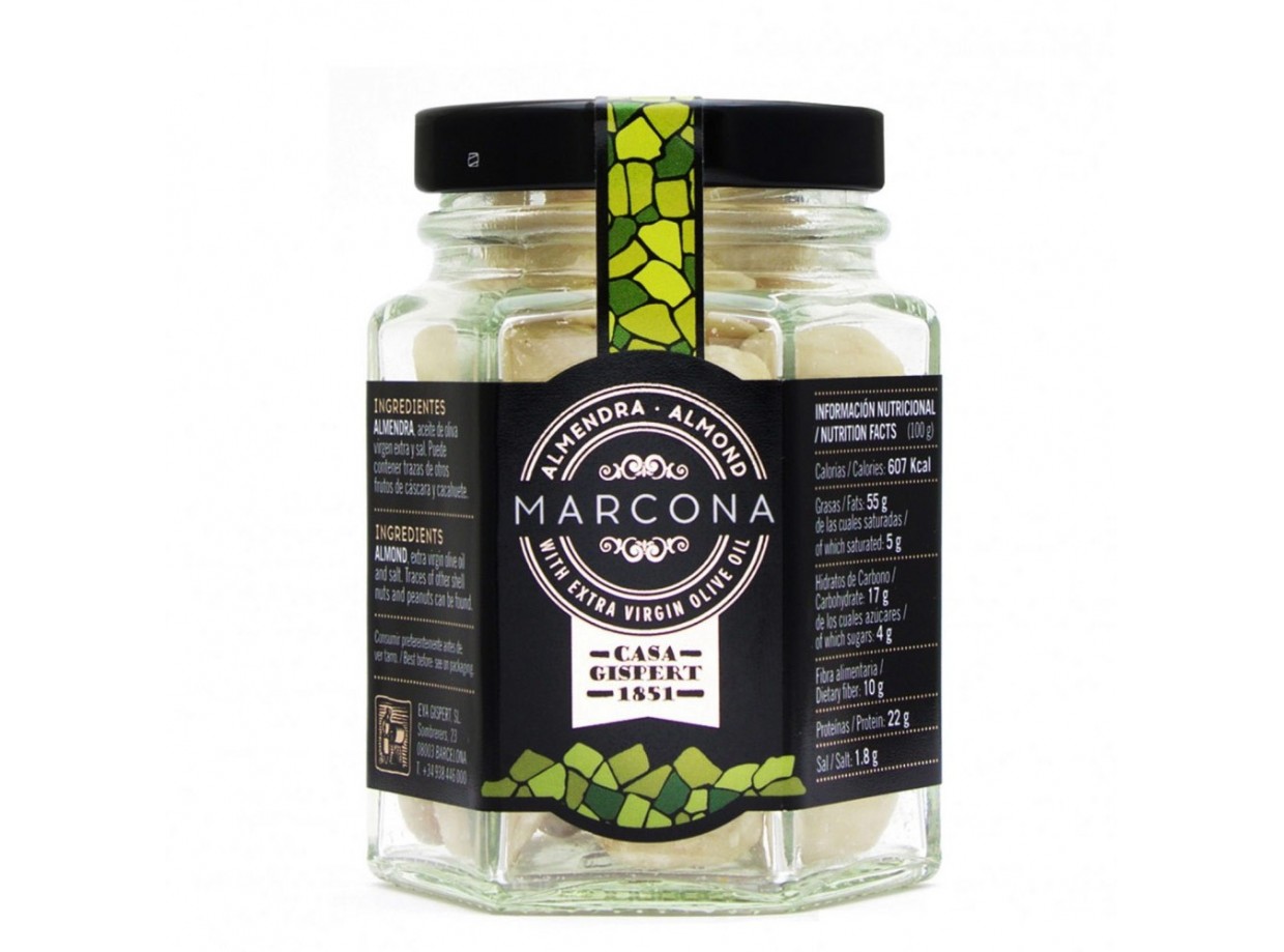 Almendras Marcona fritas con sal - Casa Gispert - Comprar online