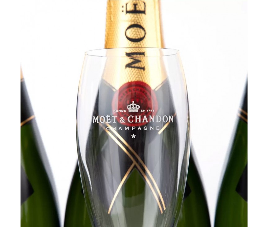 Moet & Chandon Brut Imperial Pack All In One + 6 Copas - Comprar on...