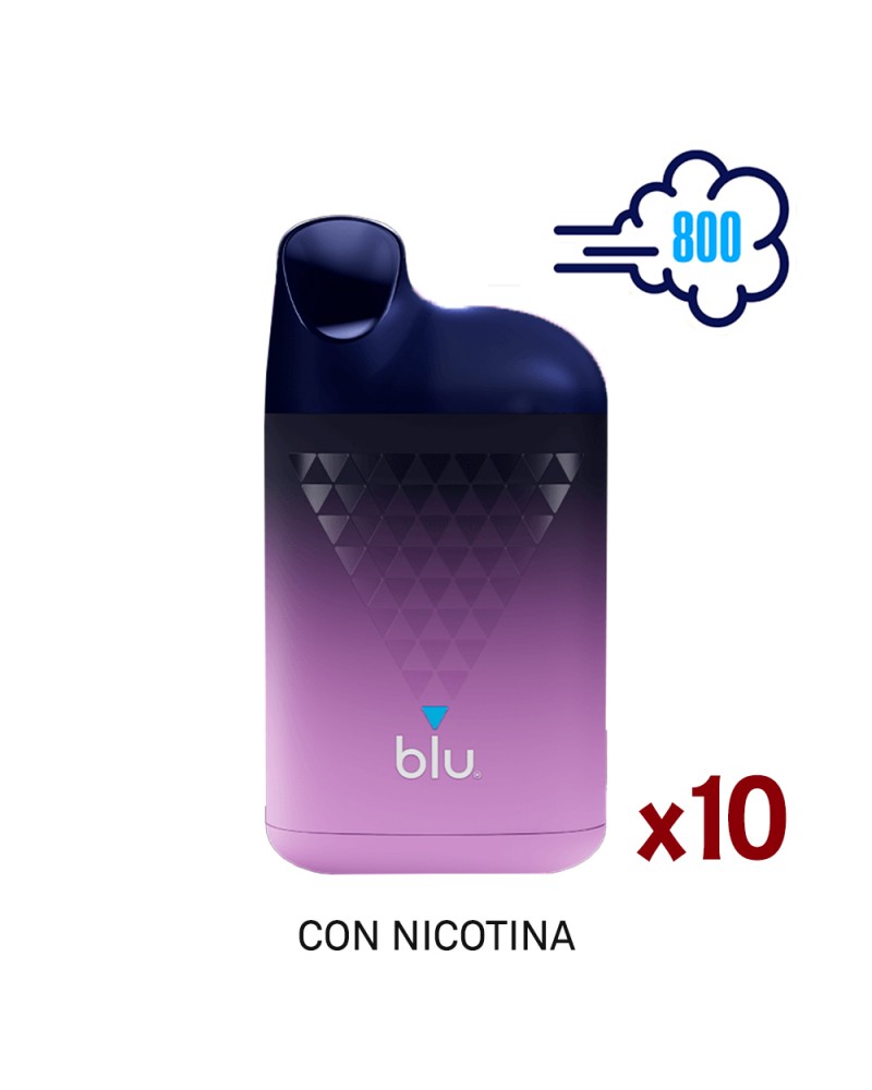 Pack 10 Blu Box - Frutos Rojos Acidos Ice 800 caladas - Comprar online
