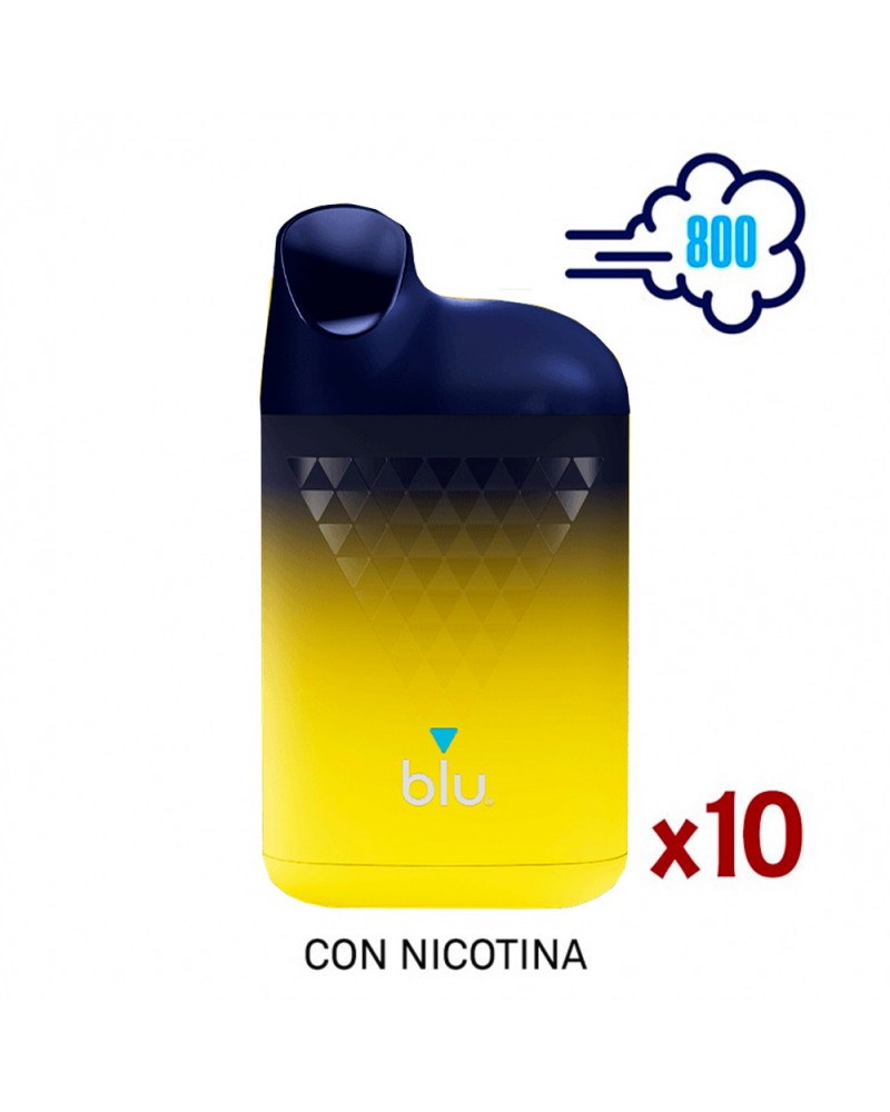 Pack 10 Blu Box - Banana Ice 800 caladas - Comprar online
