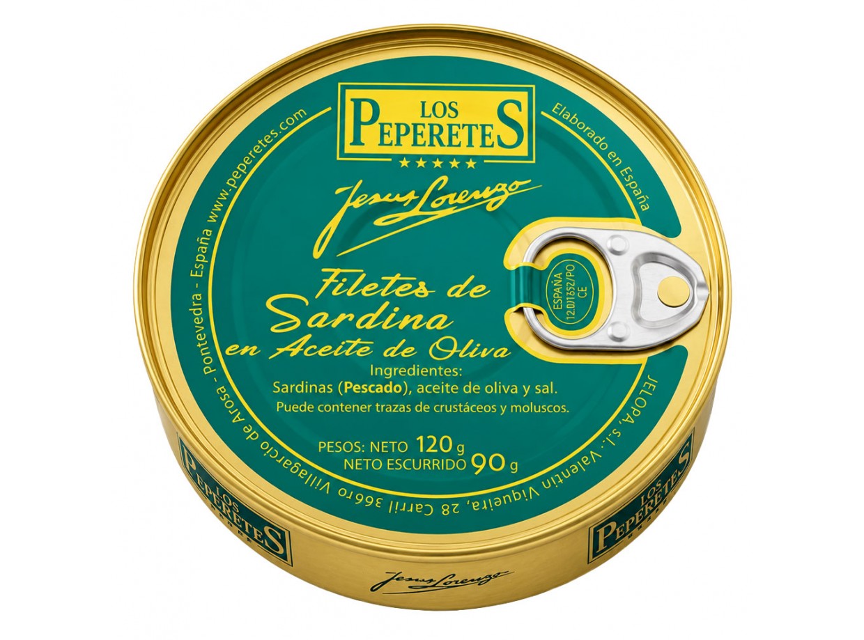 Sardinillas en Aceite de Oliva Peperetes 120 gr - Comprar online