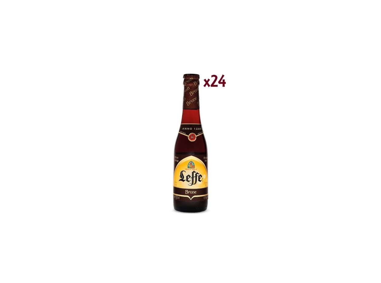 Buy Leffe Brune 33cl Caja 24 Uds | Campoluz Enoteca