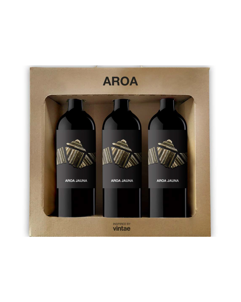 Buy Estuche 3 Botellas Aroa Jauna 2014 | Campoluz Enoteca