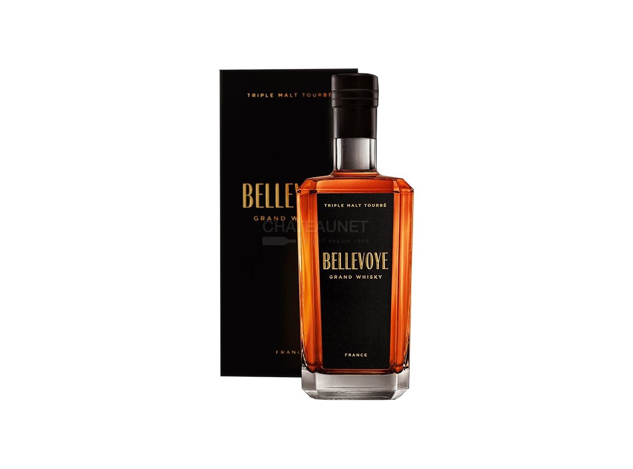 Whisky Bellevoye Noir Tourbe Estuche - Comprar online