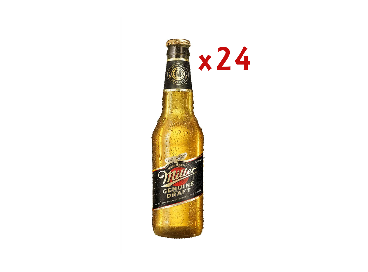 Miller Genuine Draft 33 Cl 24 UDS - Comprar online